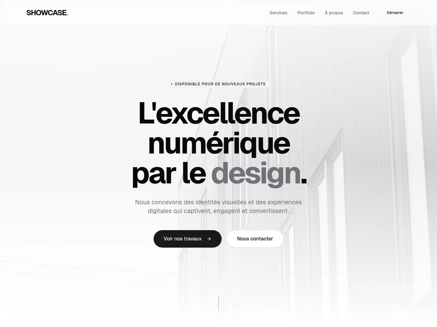 Modern Showcase Site