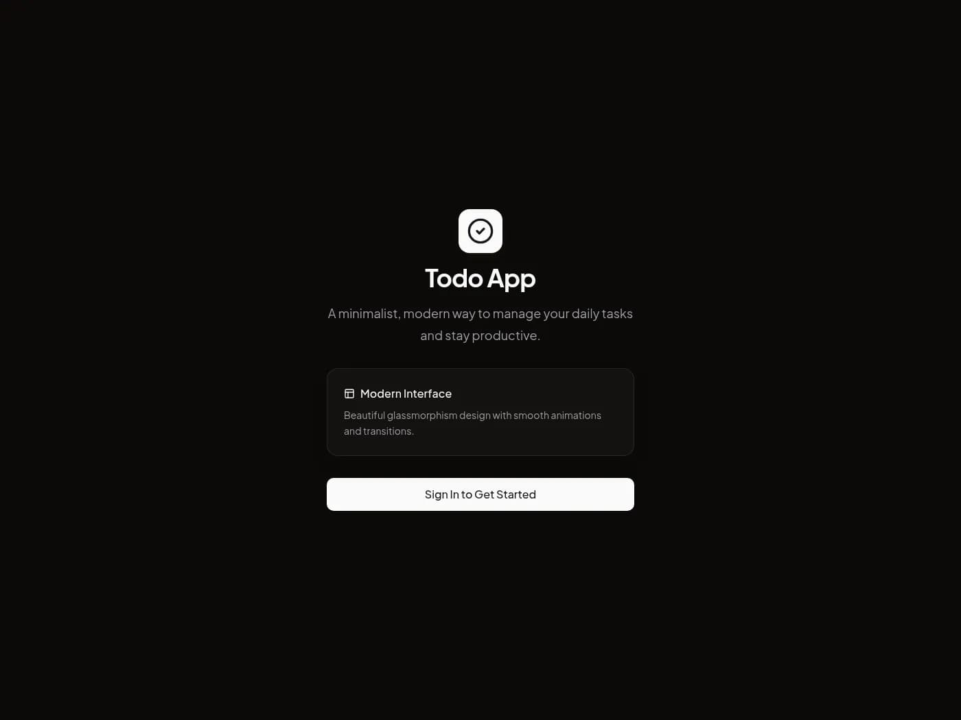 Modern Todo Pro