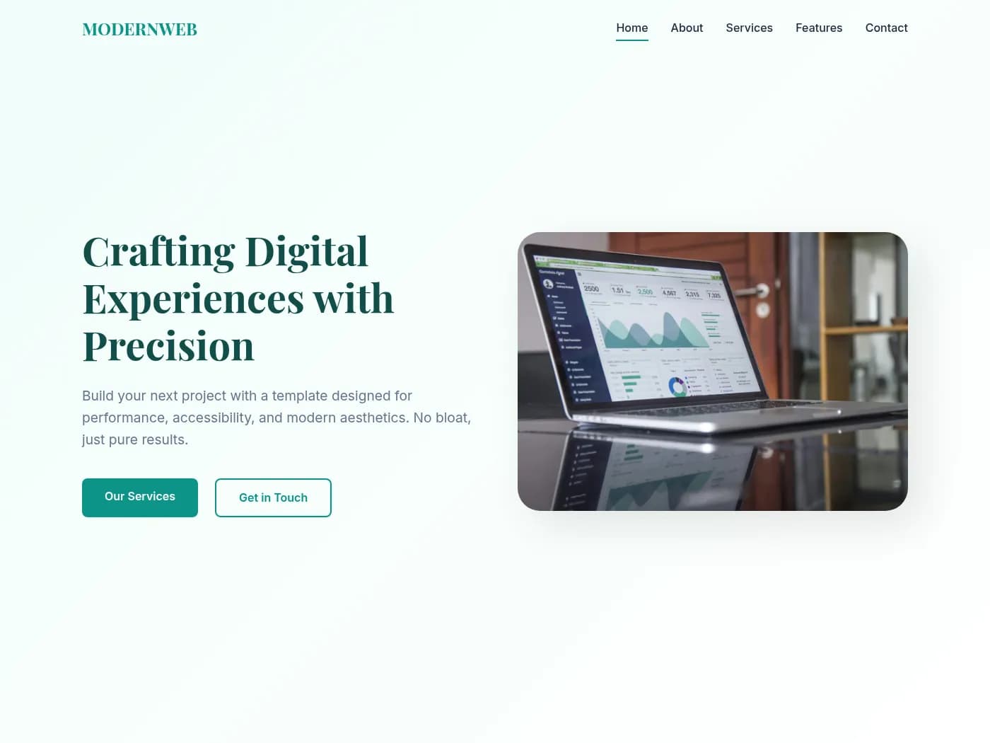Modern Multipurpose Web Template