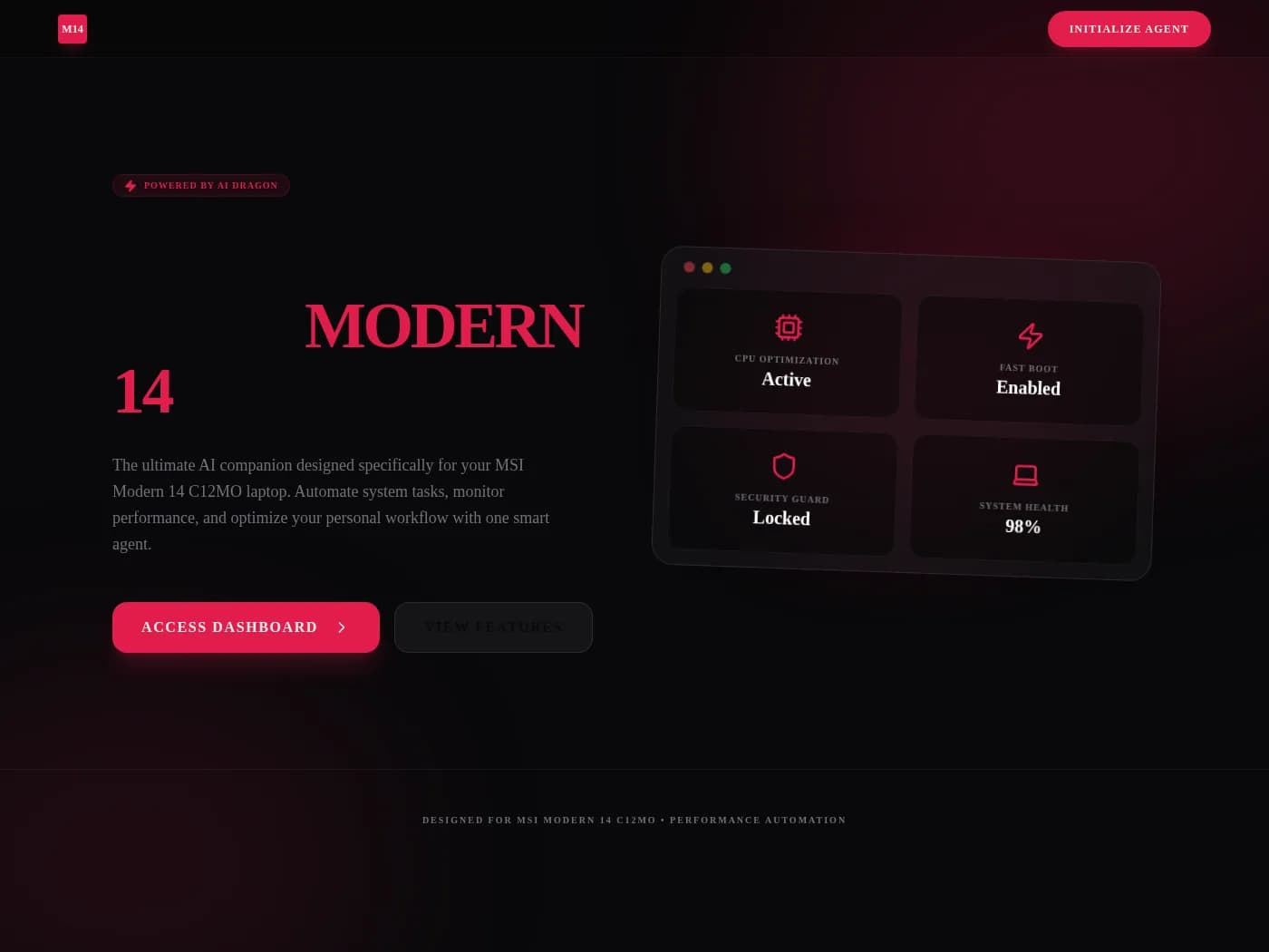 Modern 14 AI Agent