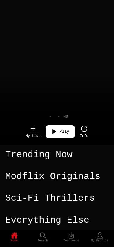 Modflix UI Revamp