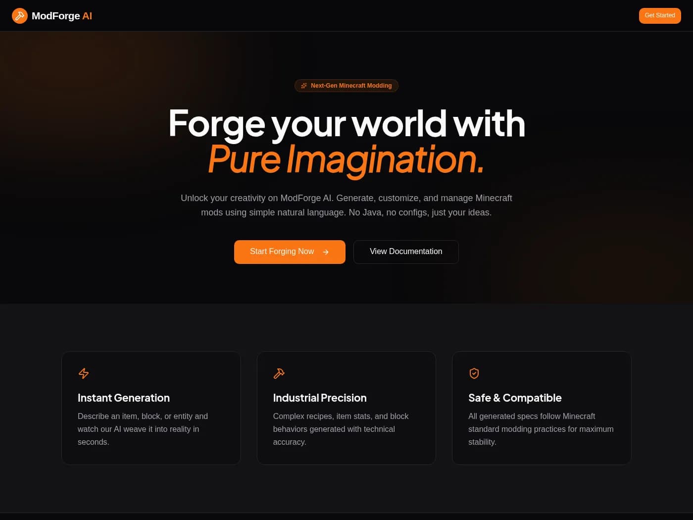 ModForge AI Platform