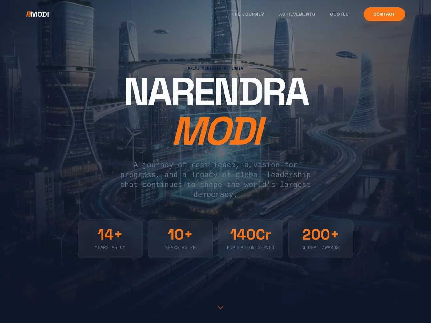 Modi Portfolio Site