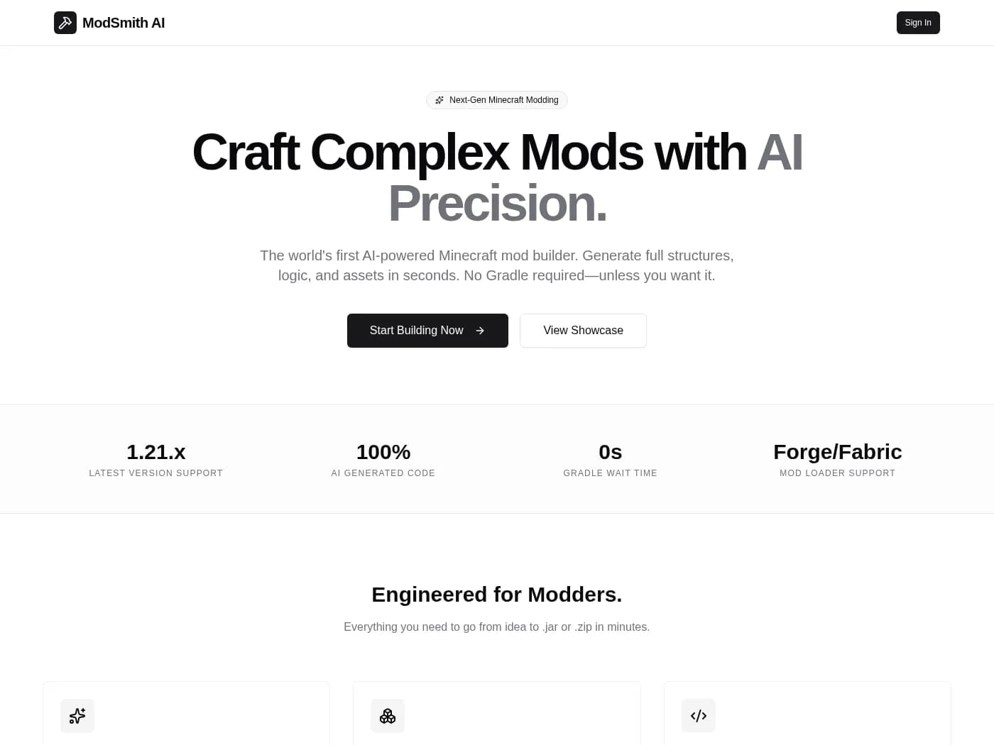 ModSmith AI Builder