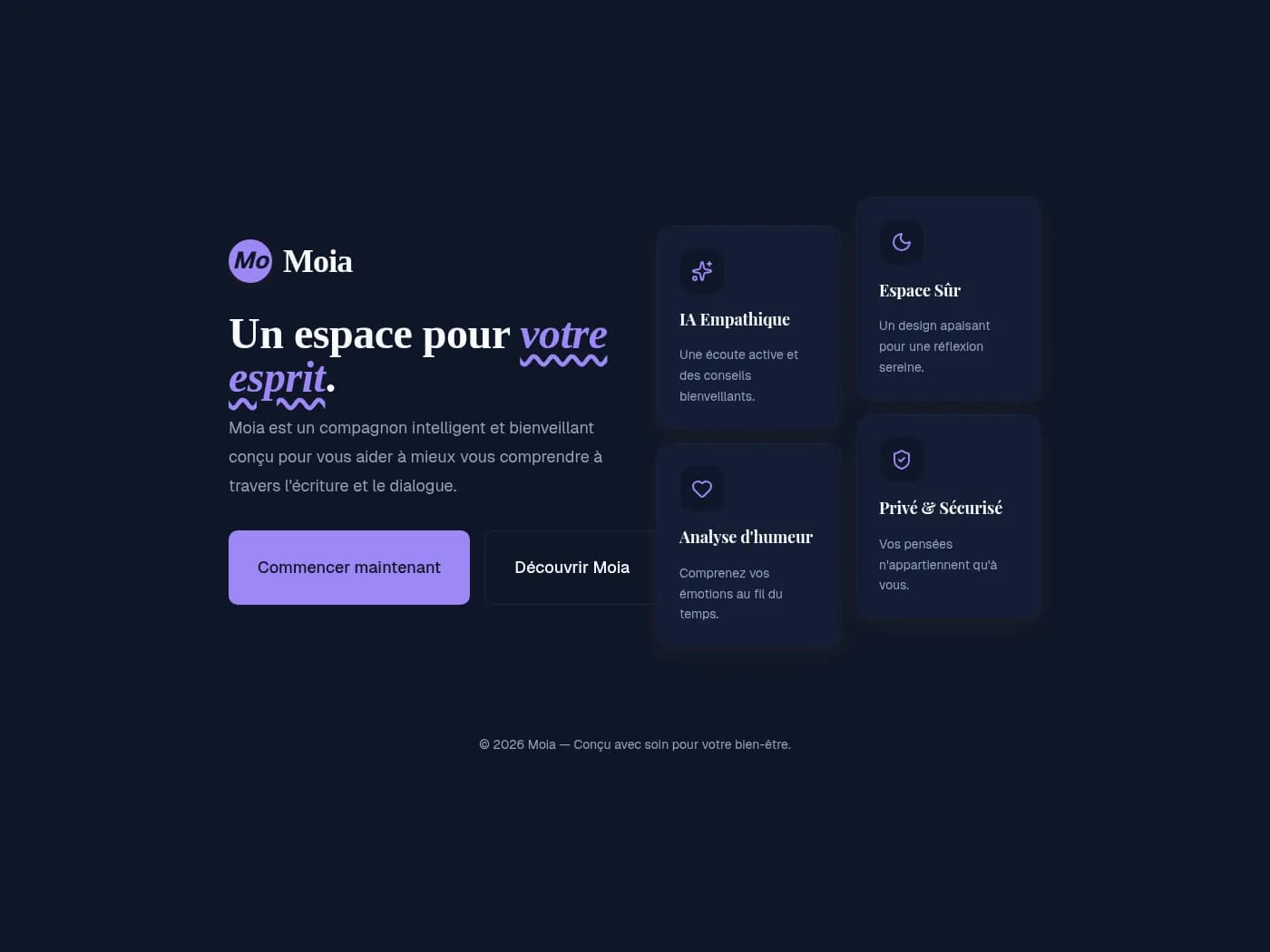 Moia Smart Journal