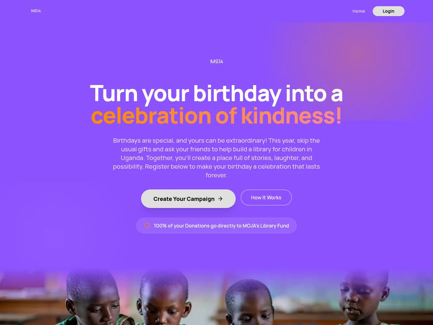 MOJA Birthday Campaigns