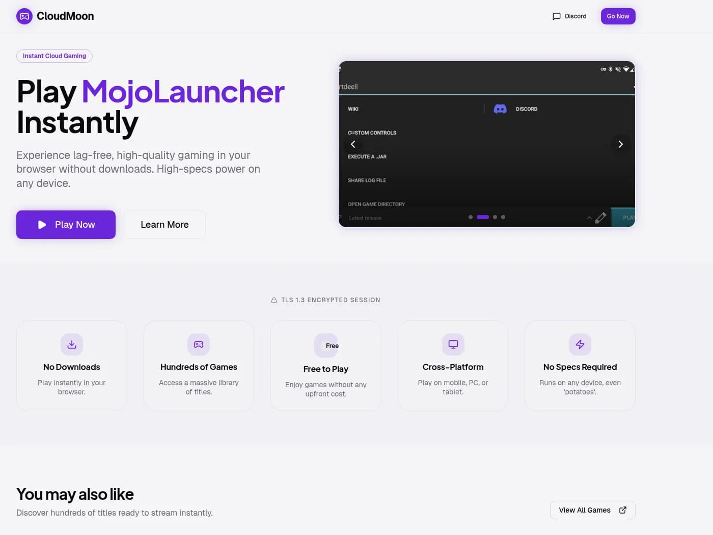 Mojo Web Game Portal