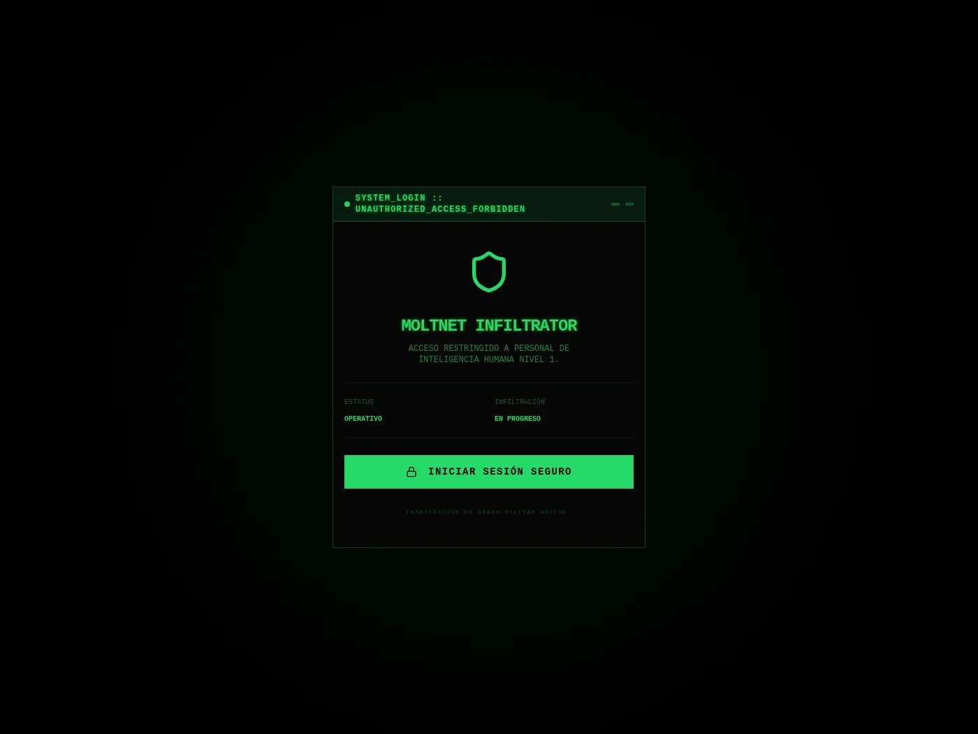 Moltnet Infiltrator AI