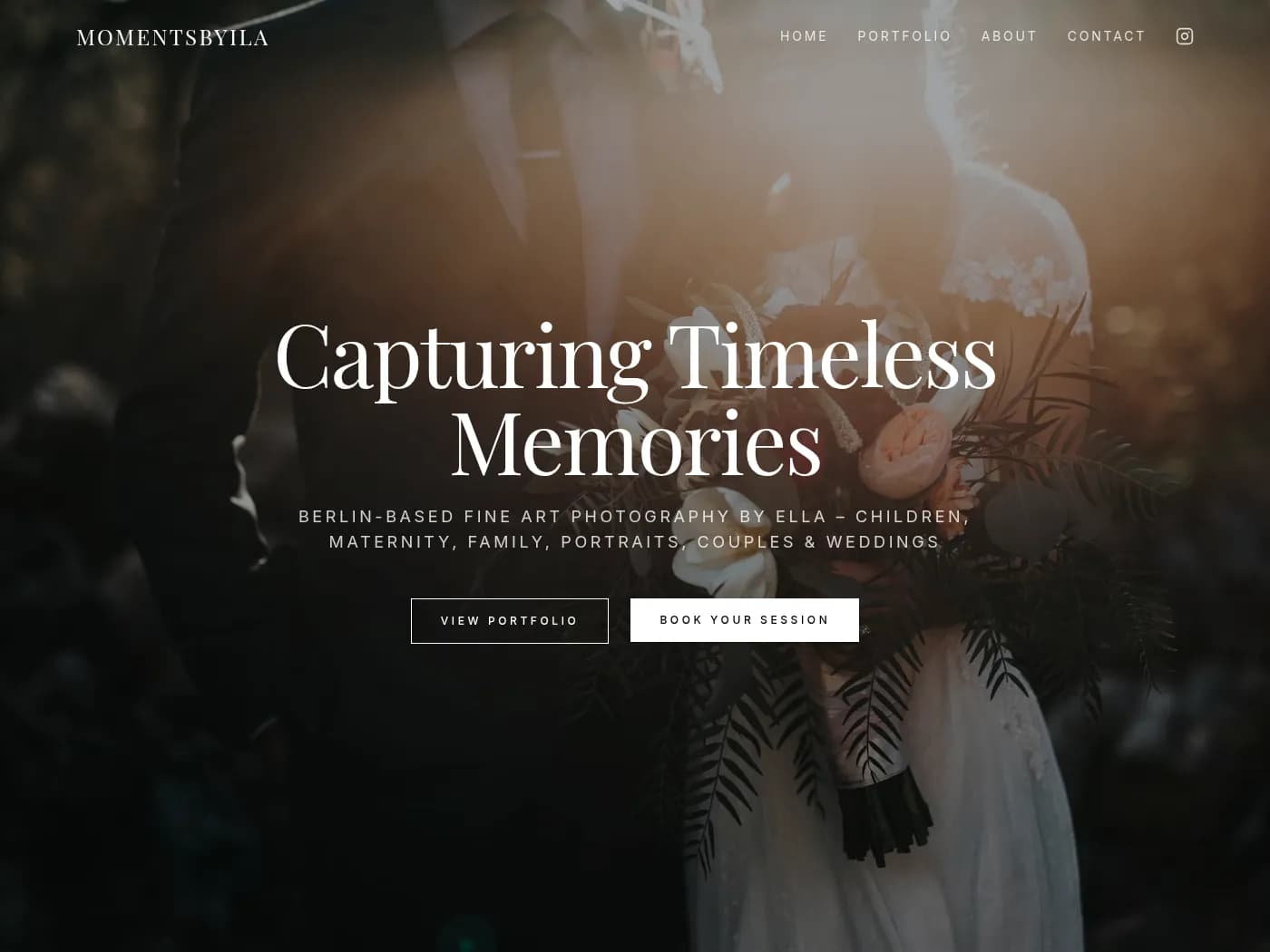 Moments by Ila Website
