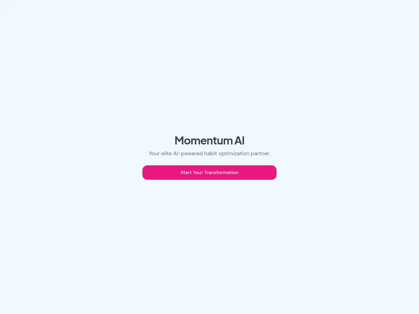 Momentum AI Habit Coach