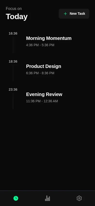 Momentum Focus App