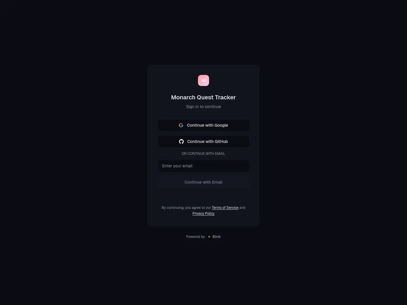 Monarch Quest Tracker