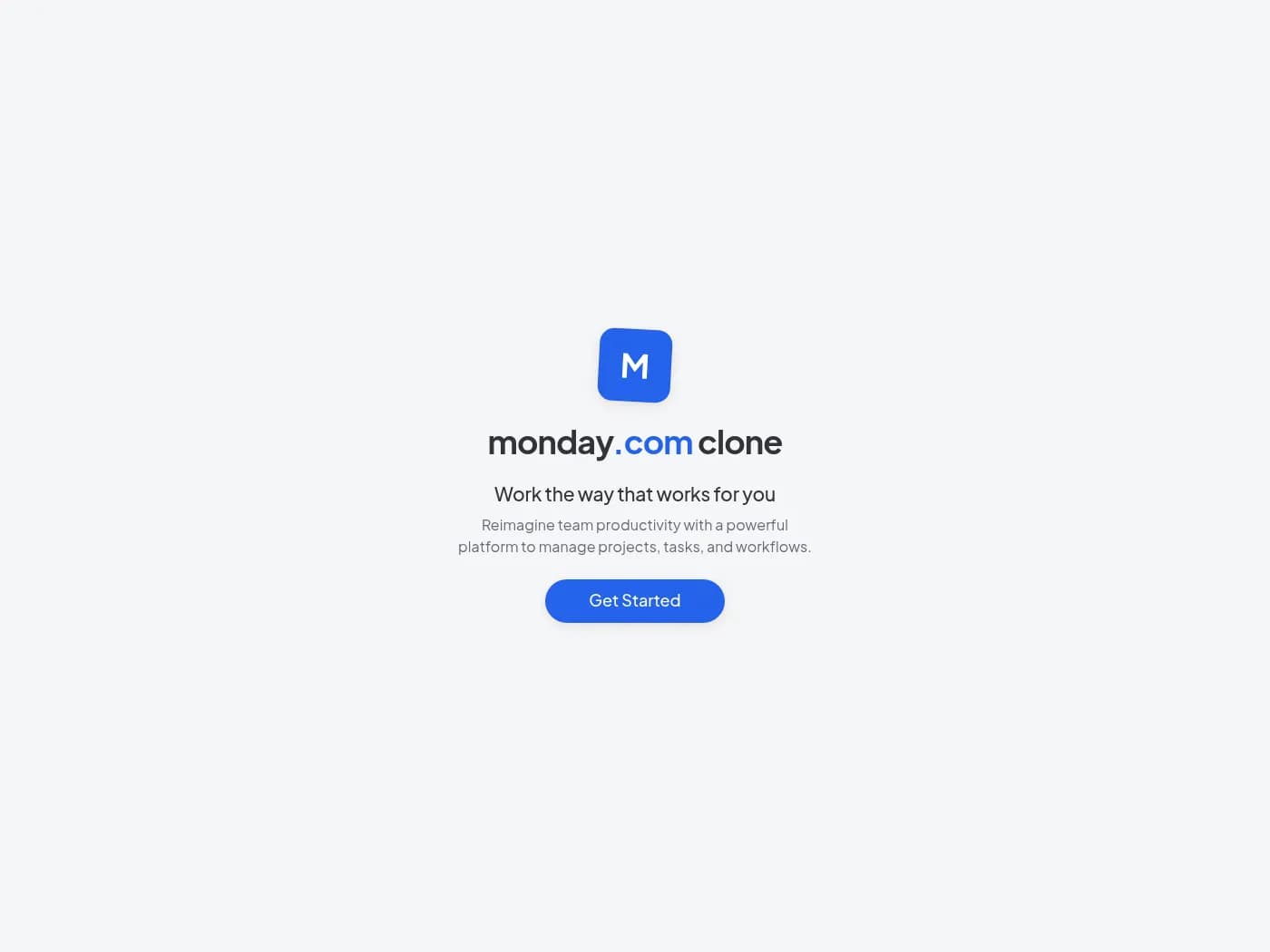 Monday.com Clone