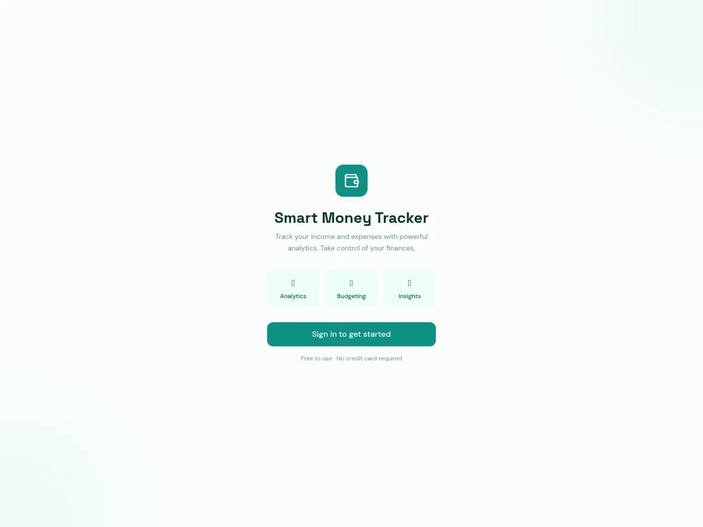 Smart Money Tracker