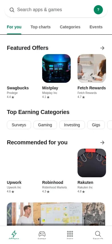 Money Apps Store