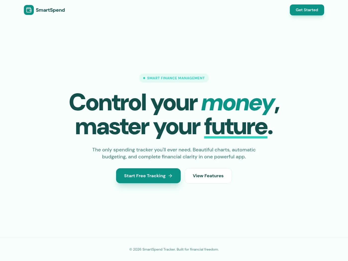 SmartSpend Tracker