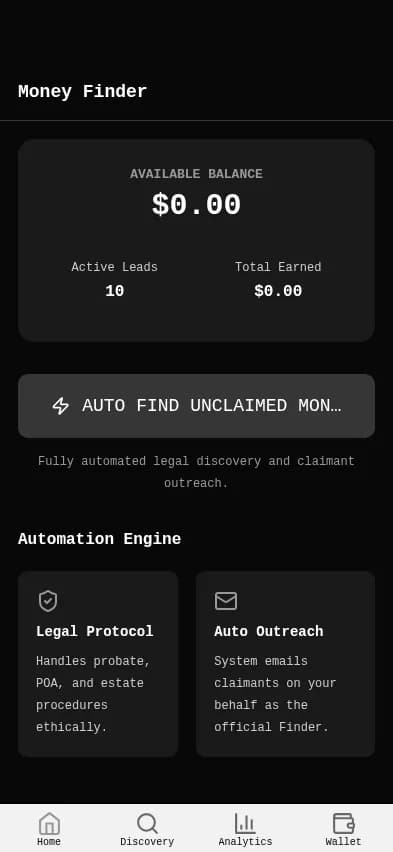 Unclaimed Money Finder