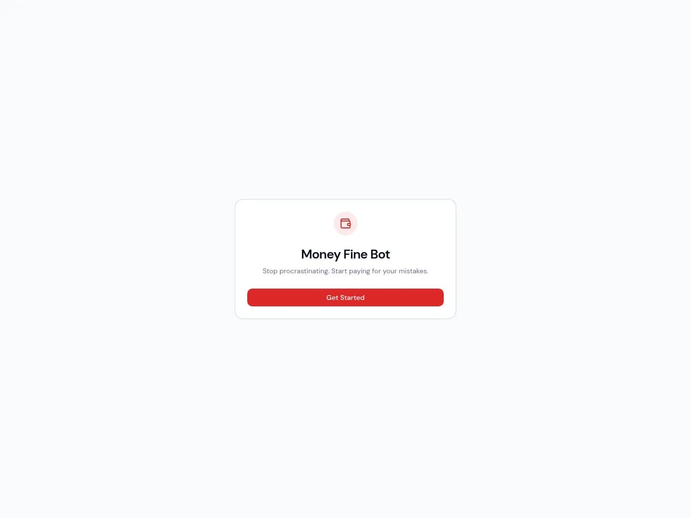 Money Fine Bot