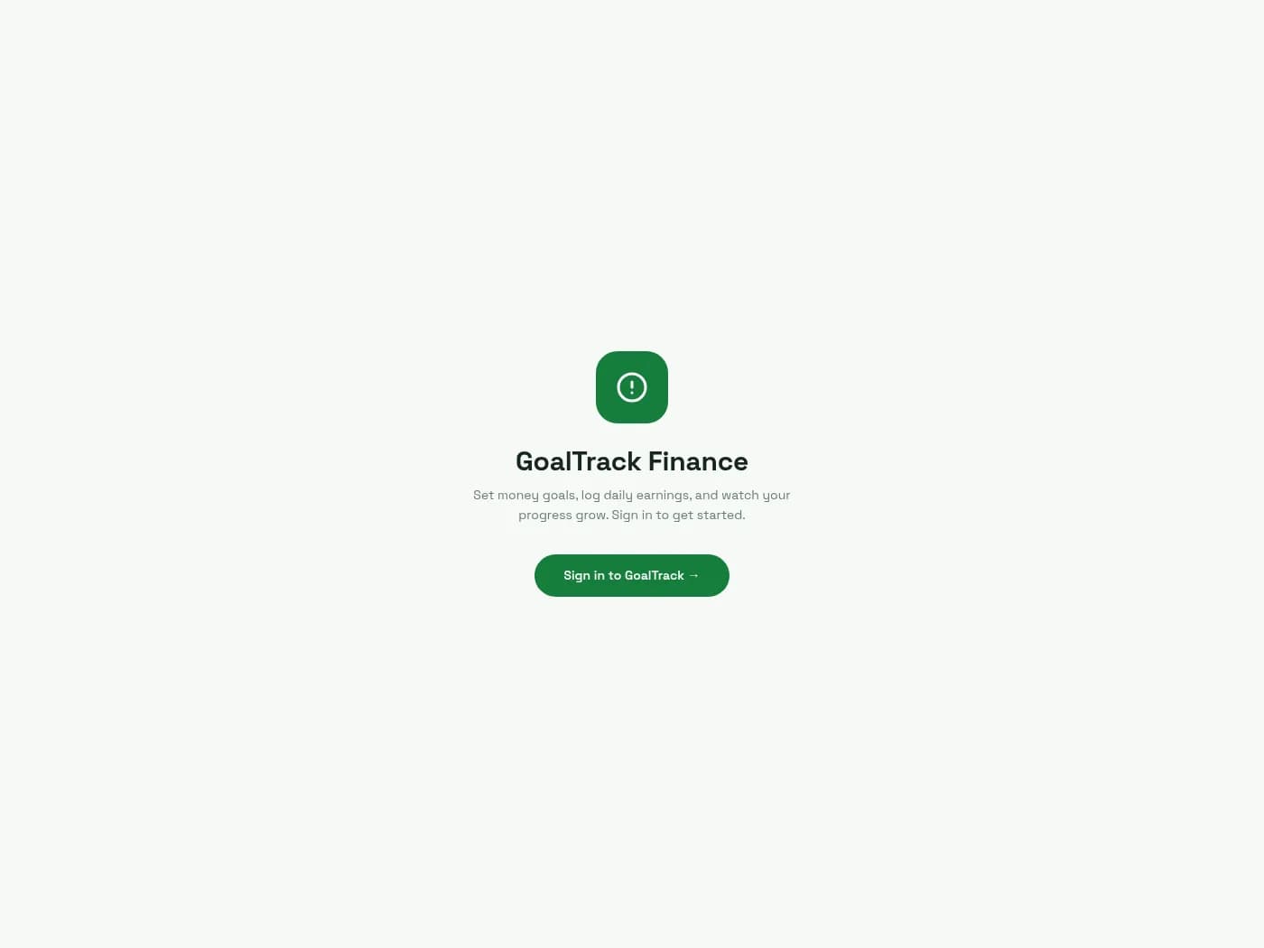 GoalTrack Finance