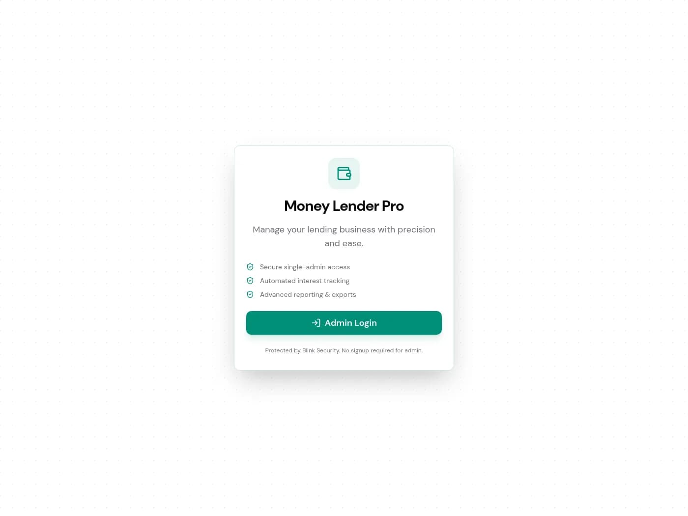 Money Lender Pro