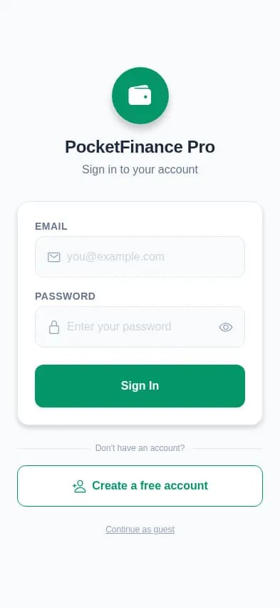 PocketFinance Pro