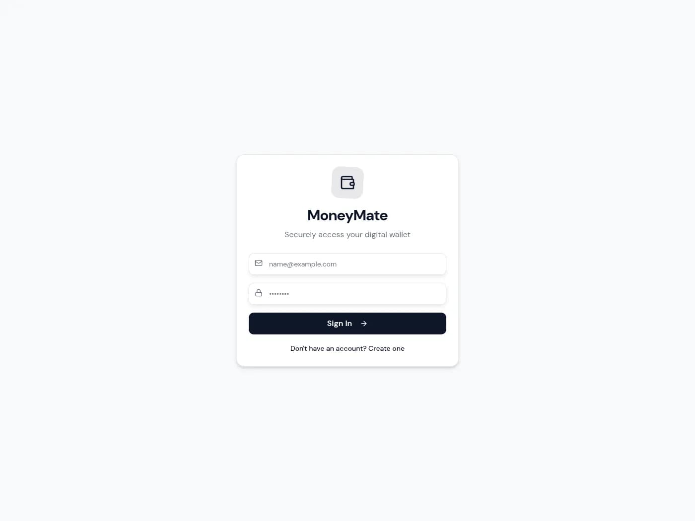 MoneyMate Web App