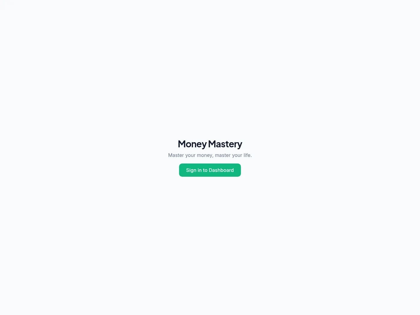 Money Mastery