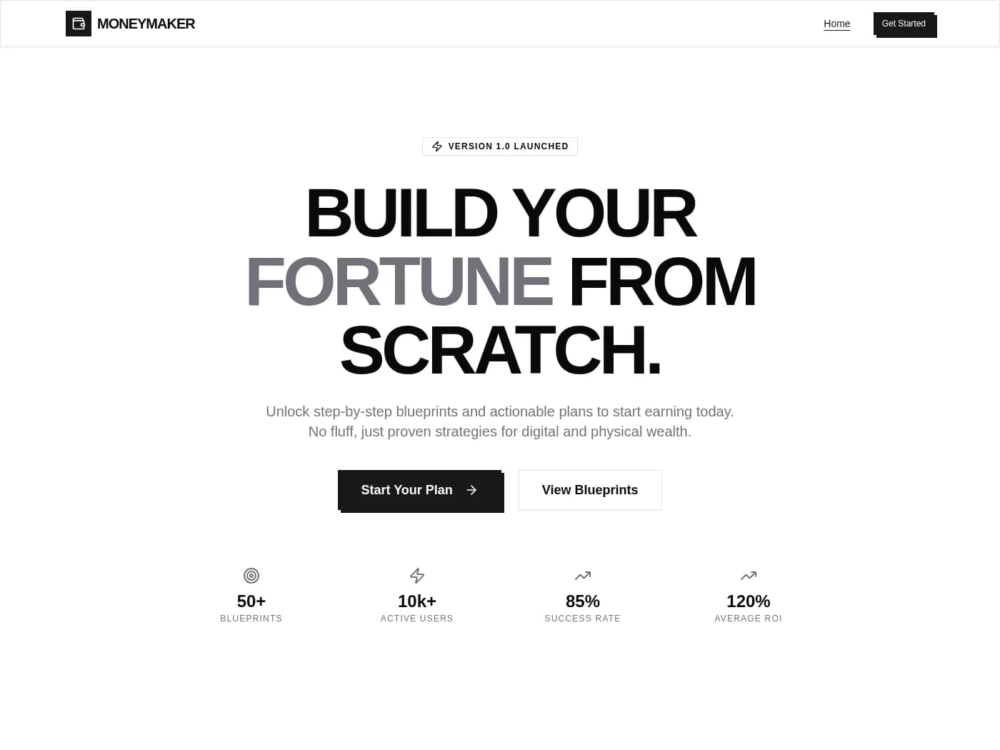 Money Maker Blueprint