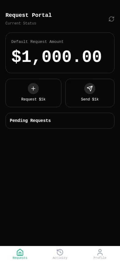 Money Request Portal