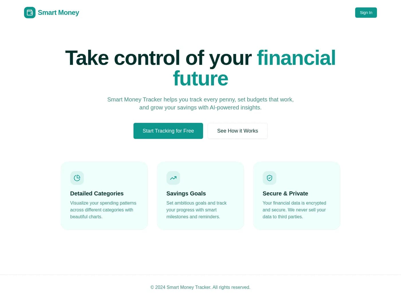 Smart Money Tracker