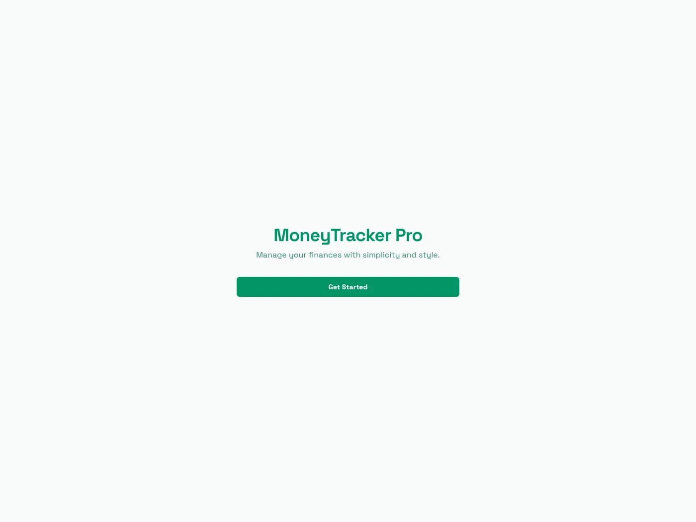 MoneyTracker Pro
