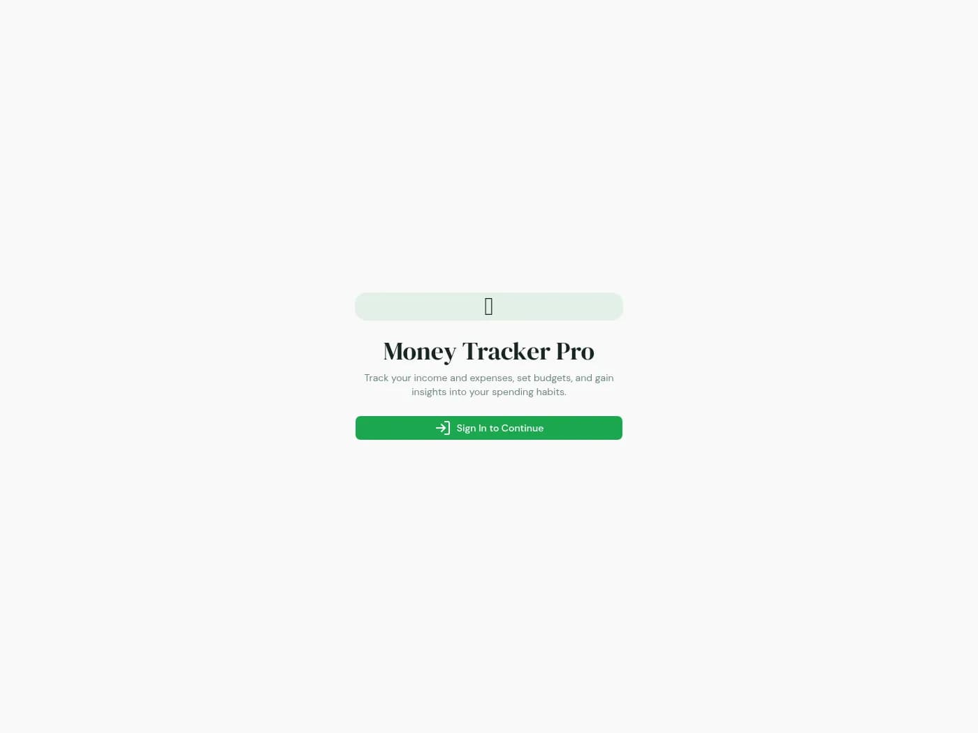 Money Tracker Pro
