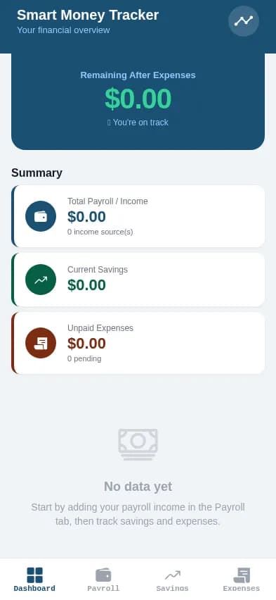 Smart Money Tracker