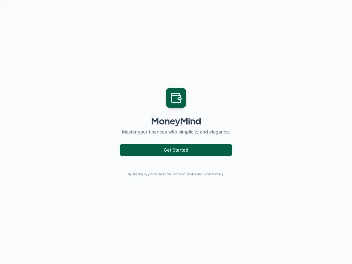 MoneyMind Dashboard