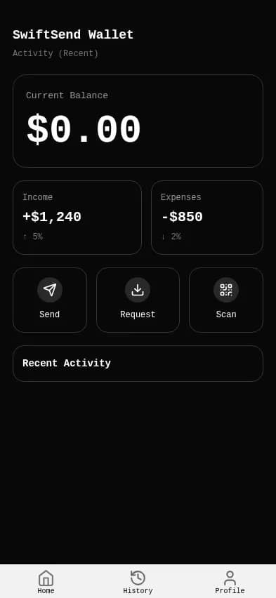 SwiftSend Wallet