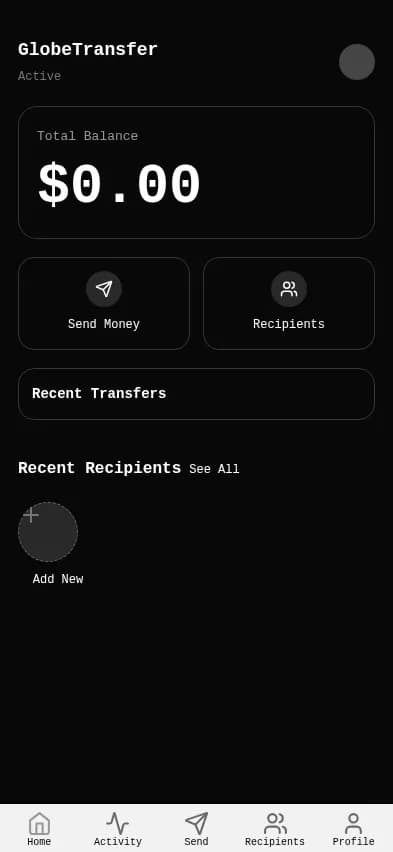 GlobeTransfer App