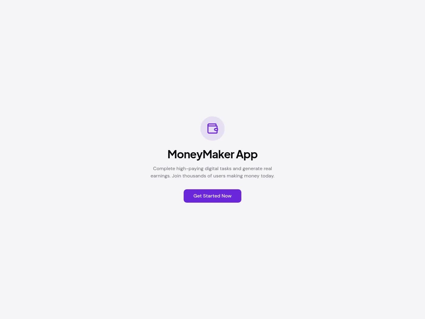 MoneyMaker App