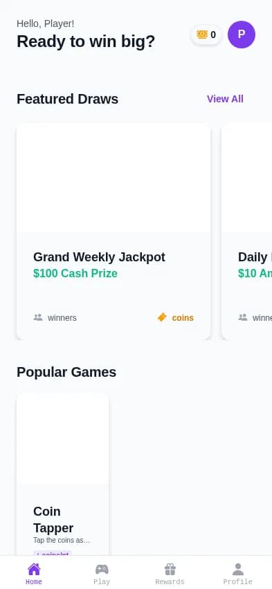 MoneyWin Mobile Game