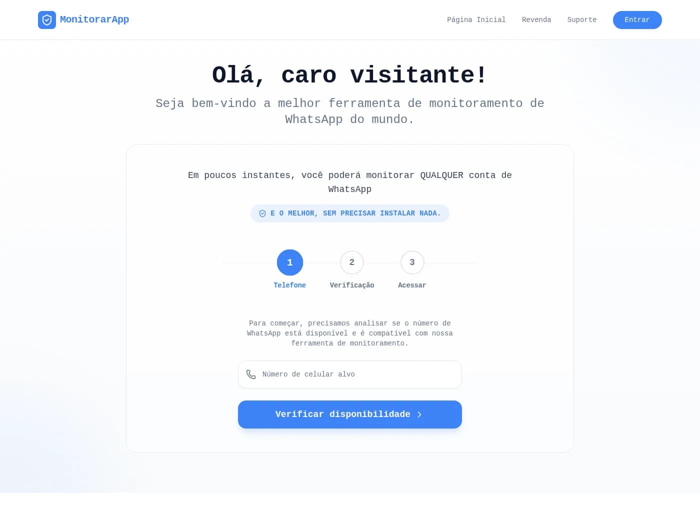 Monitorar Web Clone