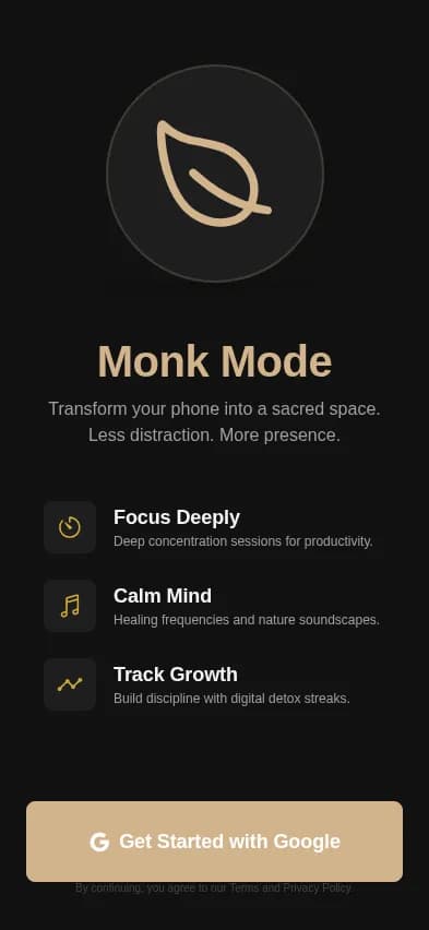 Monk Mode