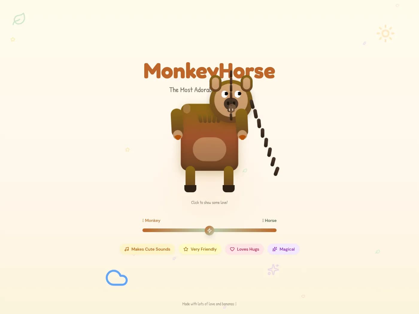 MonkeyHorse Fusion Art