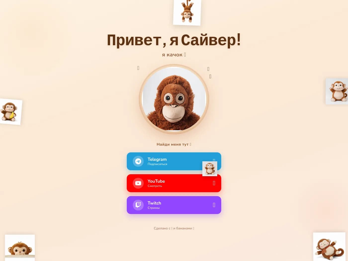 Cozy Monkey Hub