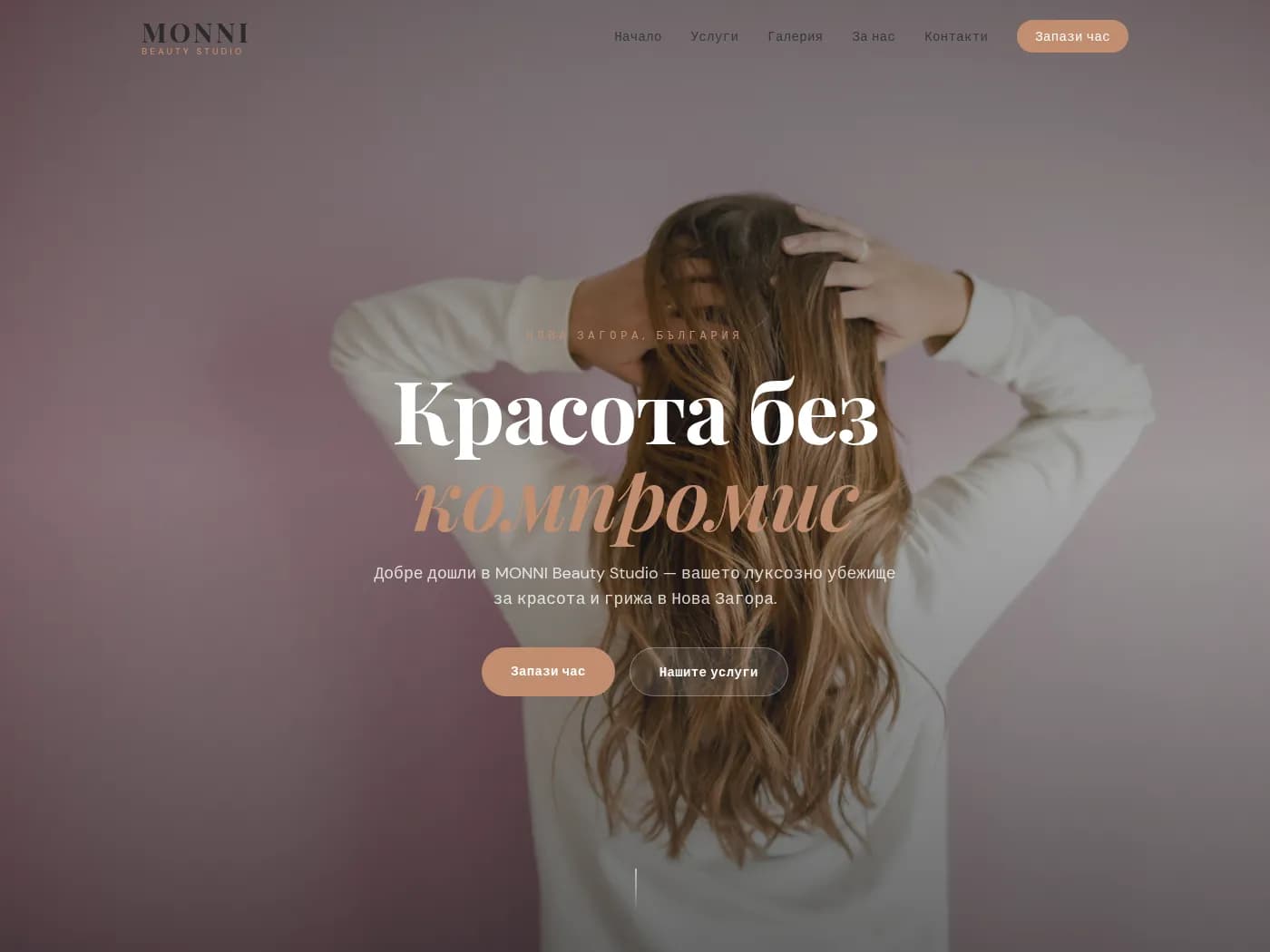 MONNI Beauty Salon Site