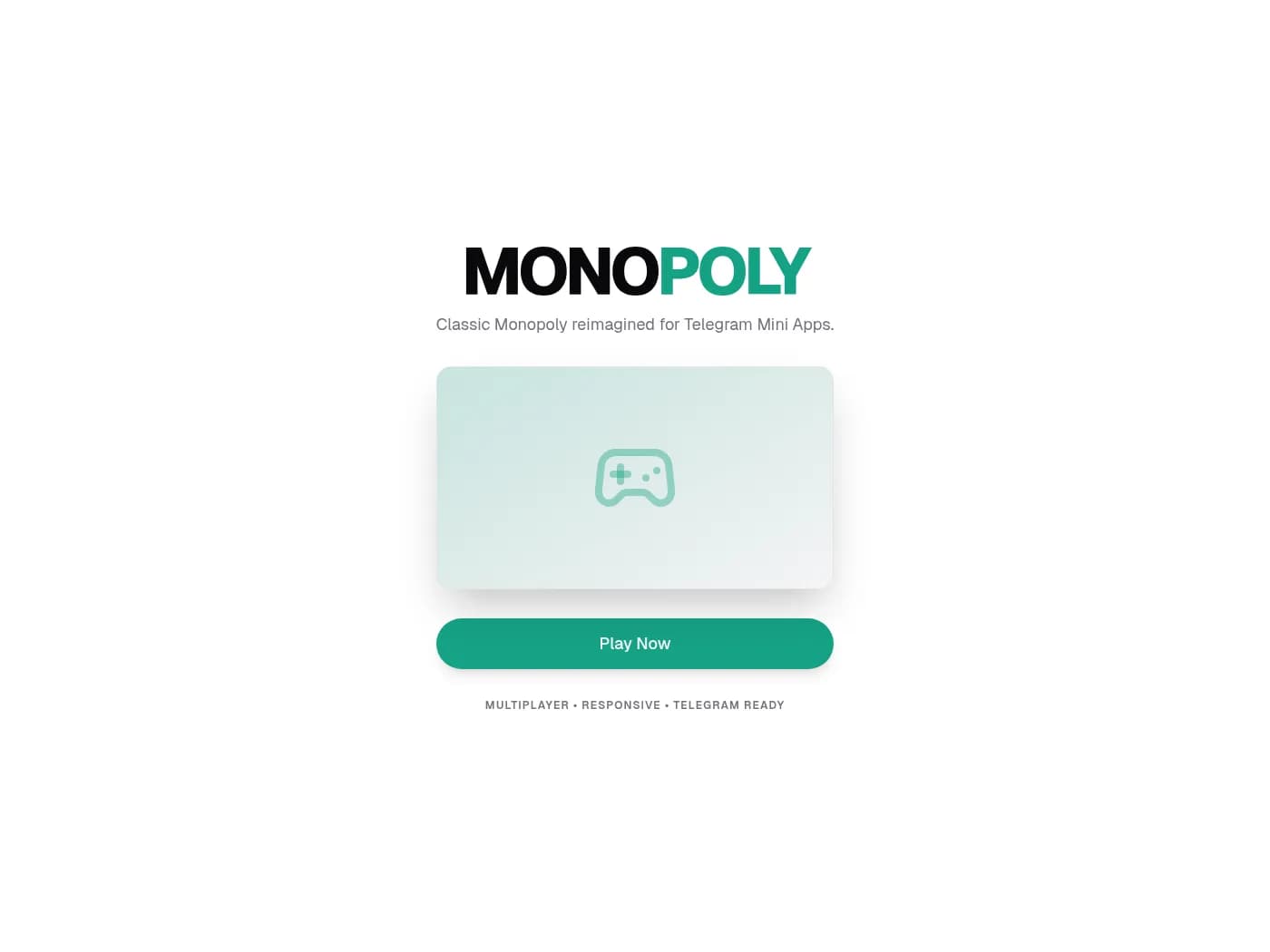 Monopoly Mini App