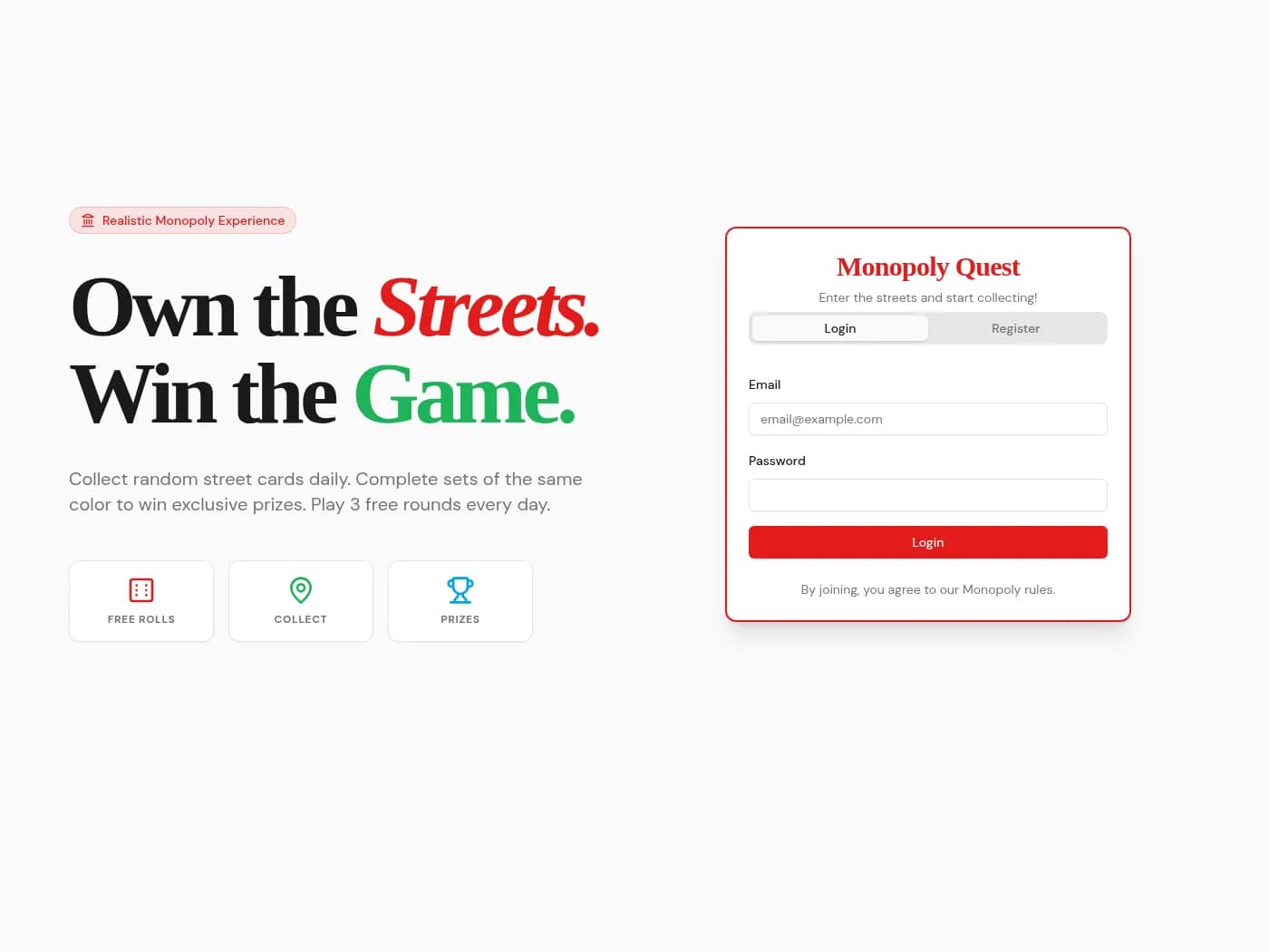 Monopoly Street Quest