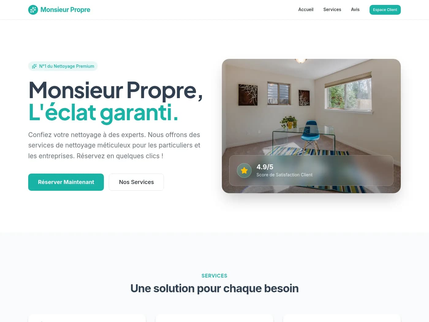 Monsieur Propre Web