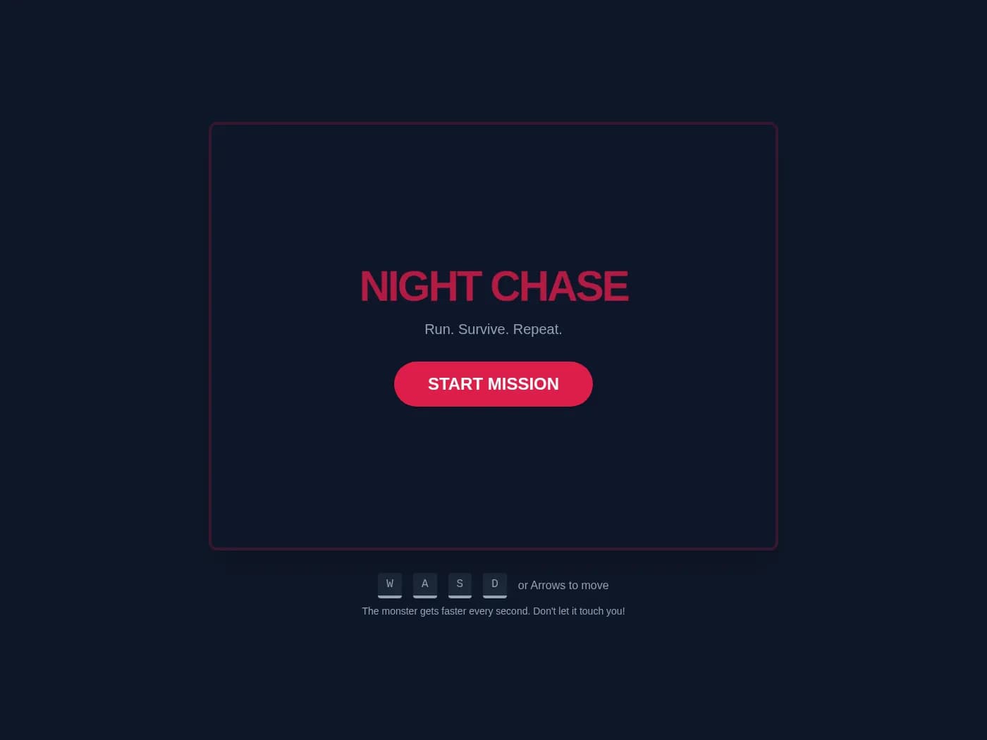 Monster Chase Game