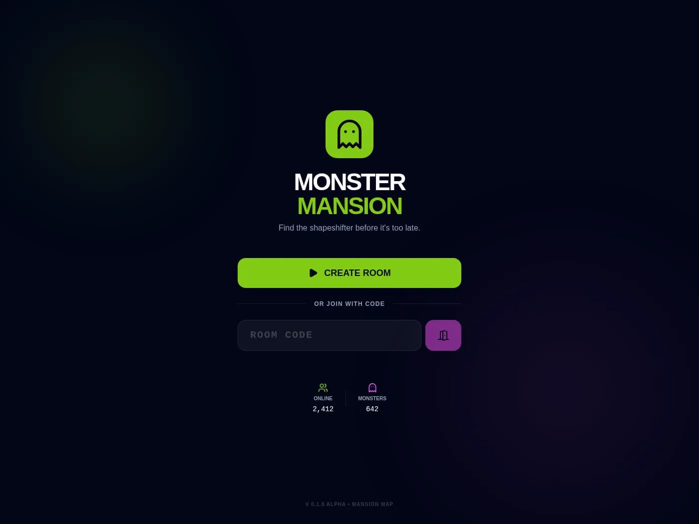 Monster Mansion Mystery