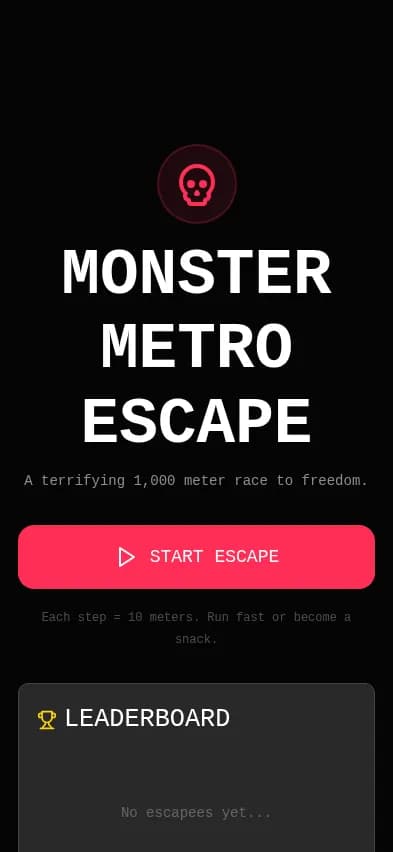 Monster Metro Escape