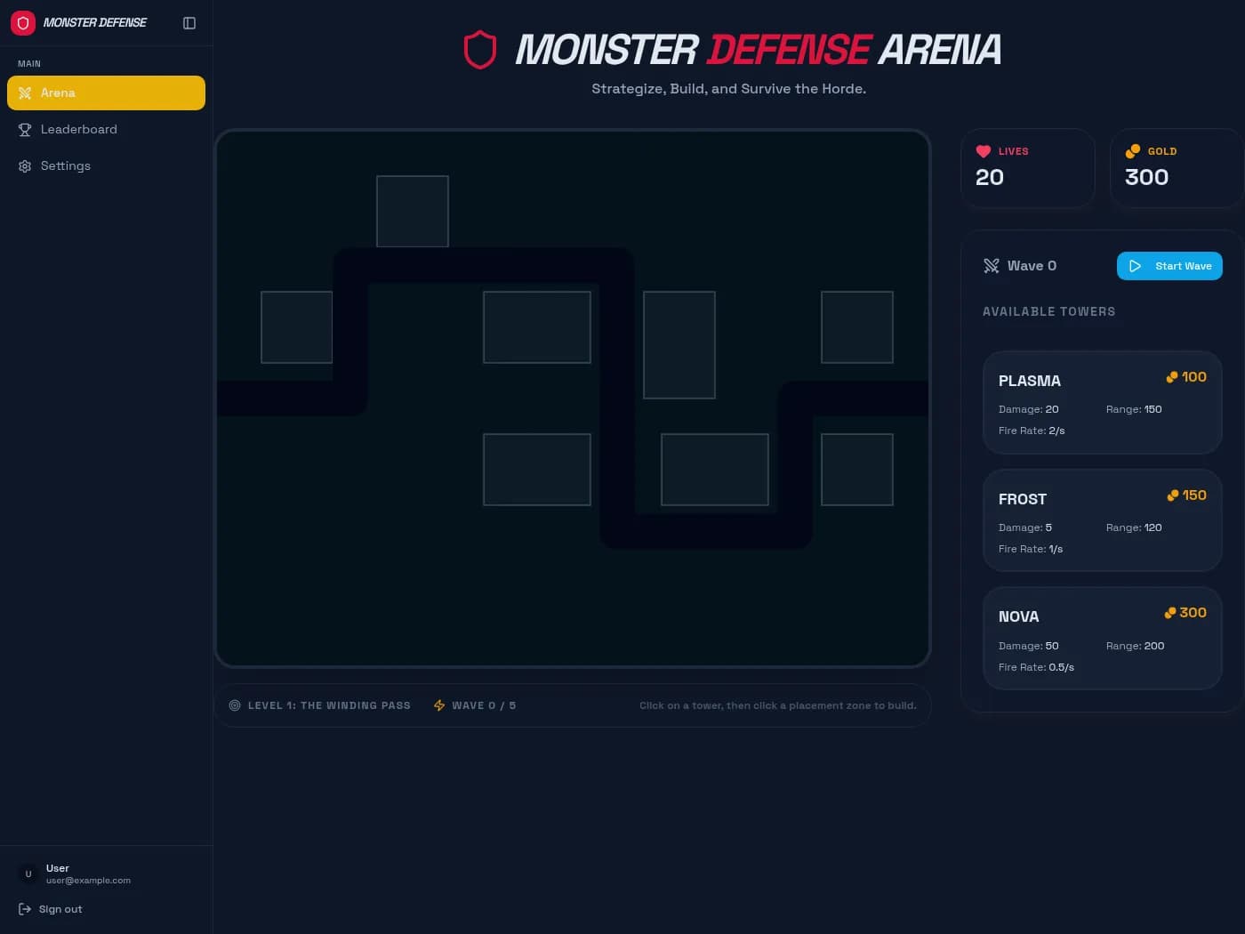Monster Defense Arena